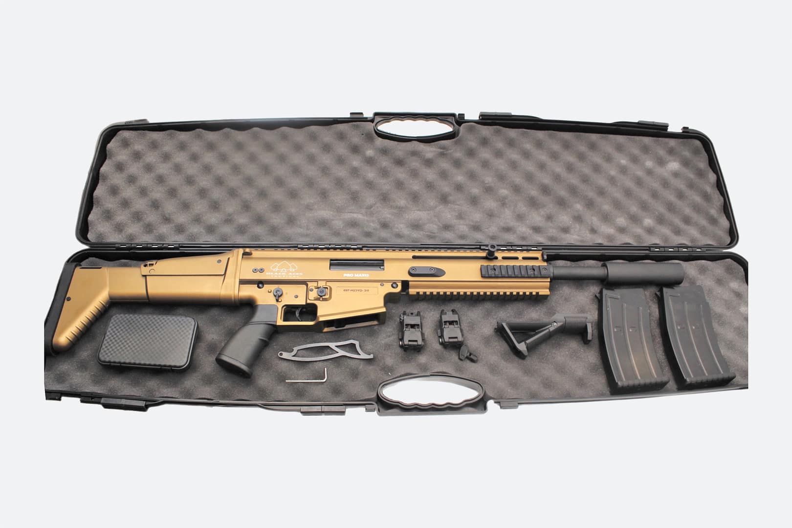SR12 Semiautomatic, Bronze - Black Aces Tactical