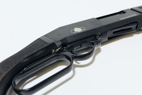 Lever 12, Black on Black Walnut, Lever Action - Black Aces Tactical